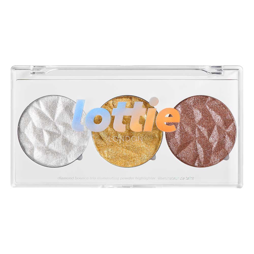 Lottie London - Diamond Bounce Trio Highlighter Palette