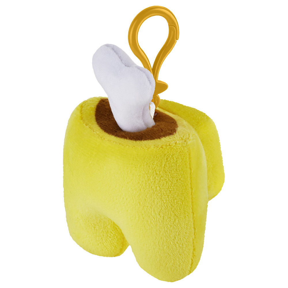 Among Us - Clip On Plush Character Keychain 13cm - Yellow