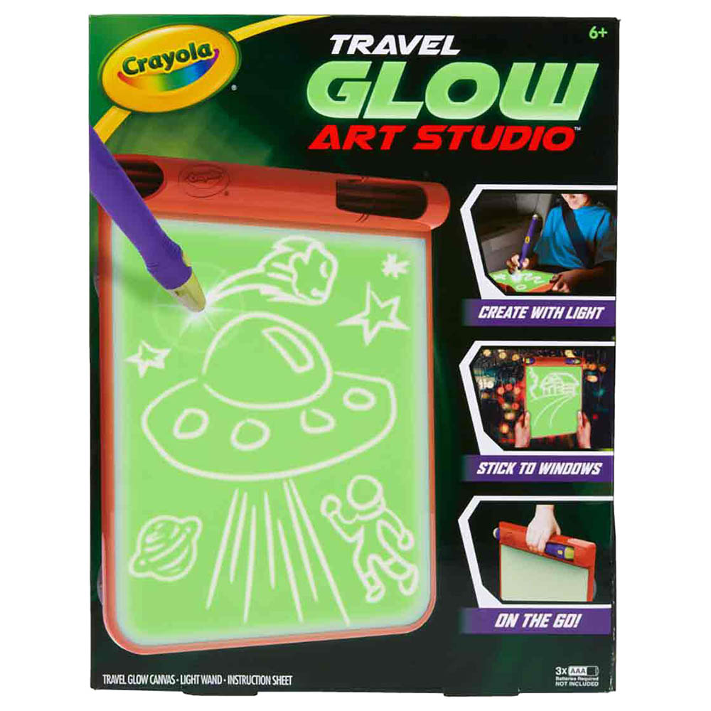 Buy Crayola - Travel Glow Art Studio at The Affordable Price - Mumzworld