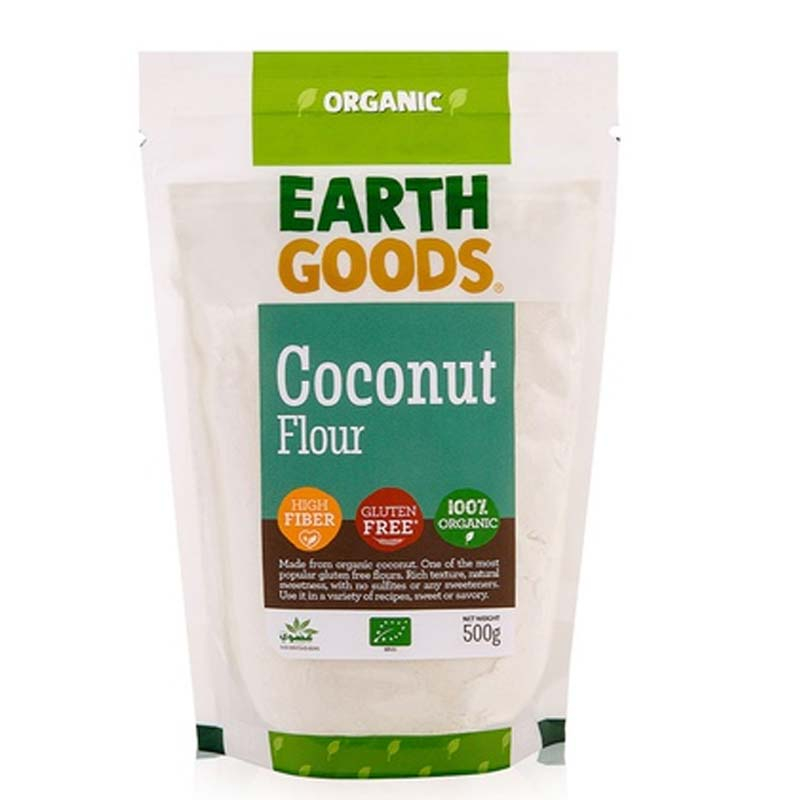 Earth Goods - Organic Gluten Free Coconut Flour 500g | Buy at Best ...
